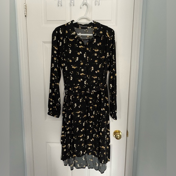 Suzy Shier | Dresses | Suzy Shier Dress Beautiful Black And Yellow Long ...